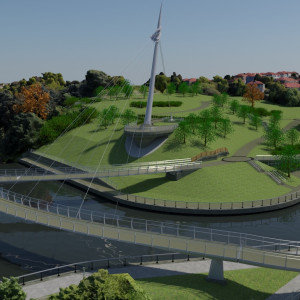 Video: Work begins on £12m active travel bridge in Glasgow | Scottish ...