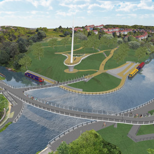 Designs unveiled for ‘landmark’ footbridge over Forth and Clyde canal ...
