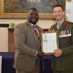 Robertson recognised for supporting armed forces community | Scottish ...