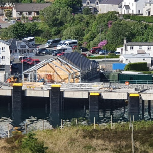 New terminal building taking shape at Tarbert | Scottish Construction Now
