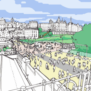 Edinburgh submits £314m city centre transformation masterplan for ...