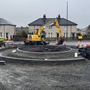 Roadworks underway to unlock new housing development in Haggs and ...