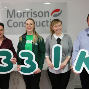 Morrison Construction celebrates £9,000 fundraising successes with ...