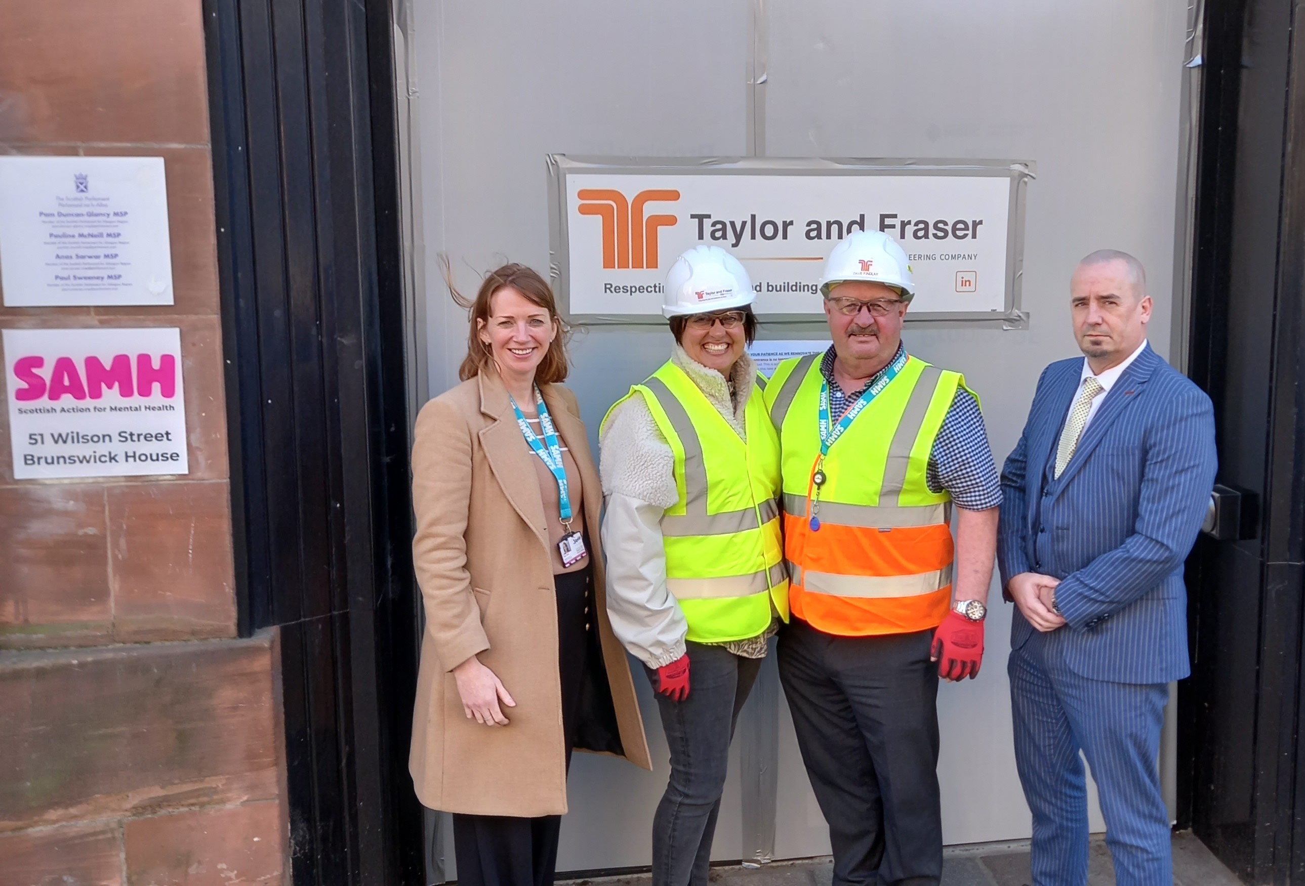 Hardies helps transform SAMH Glasgow HQ | Scottish Construction Now