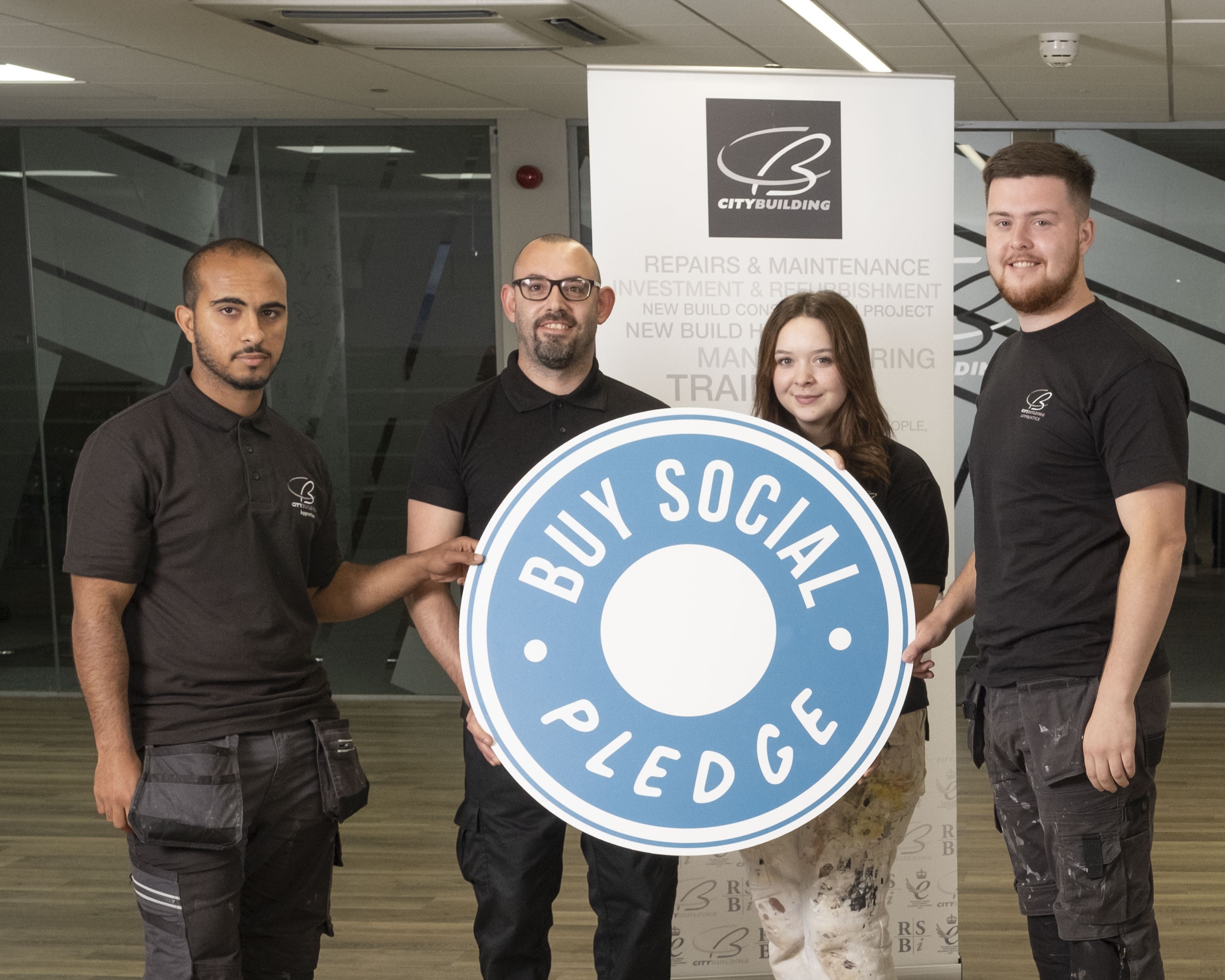 City Building signs up to the Buy Social Pledge | Scottish Construction Now