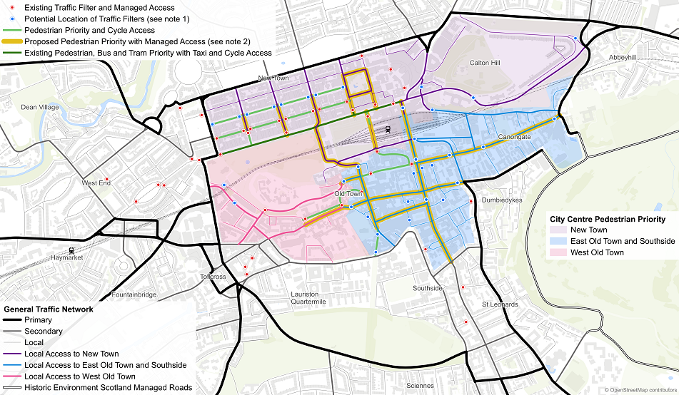 Bold plans proposed for Edinburgh’s city centre and key transport ...