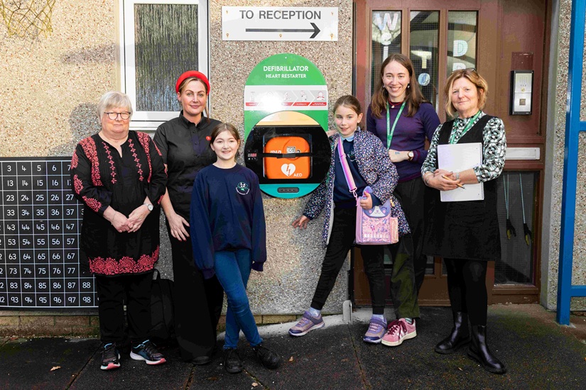 Union Technical installs community defibrillator in Appin | Scottish ...