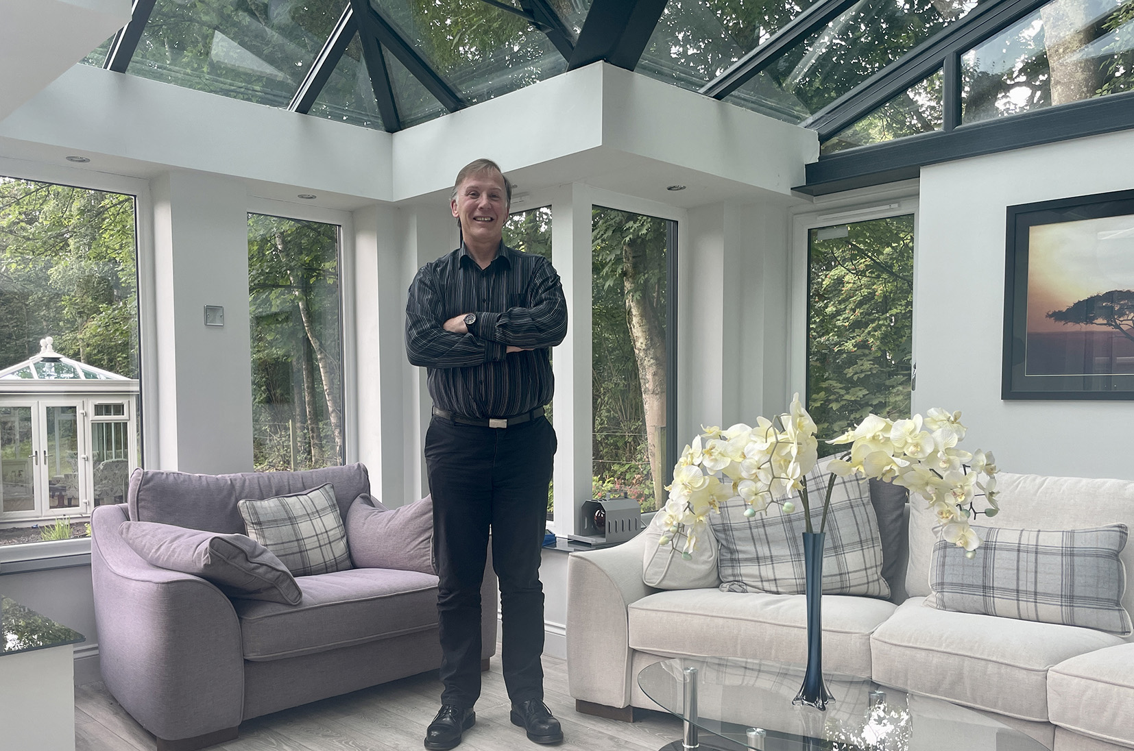 Galashiels window veteran celebrates 45 years at Mitchell Glass ...